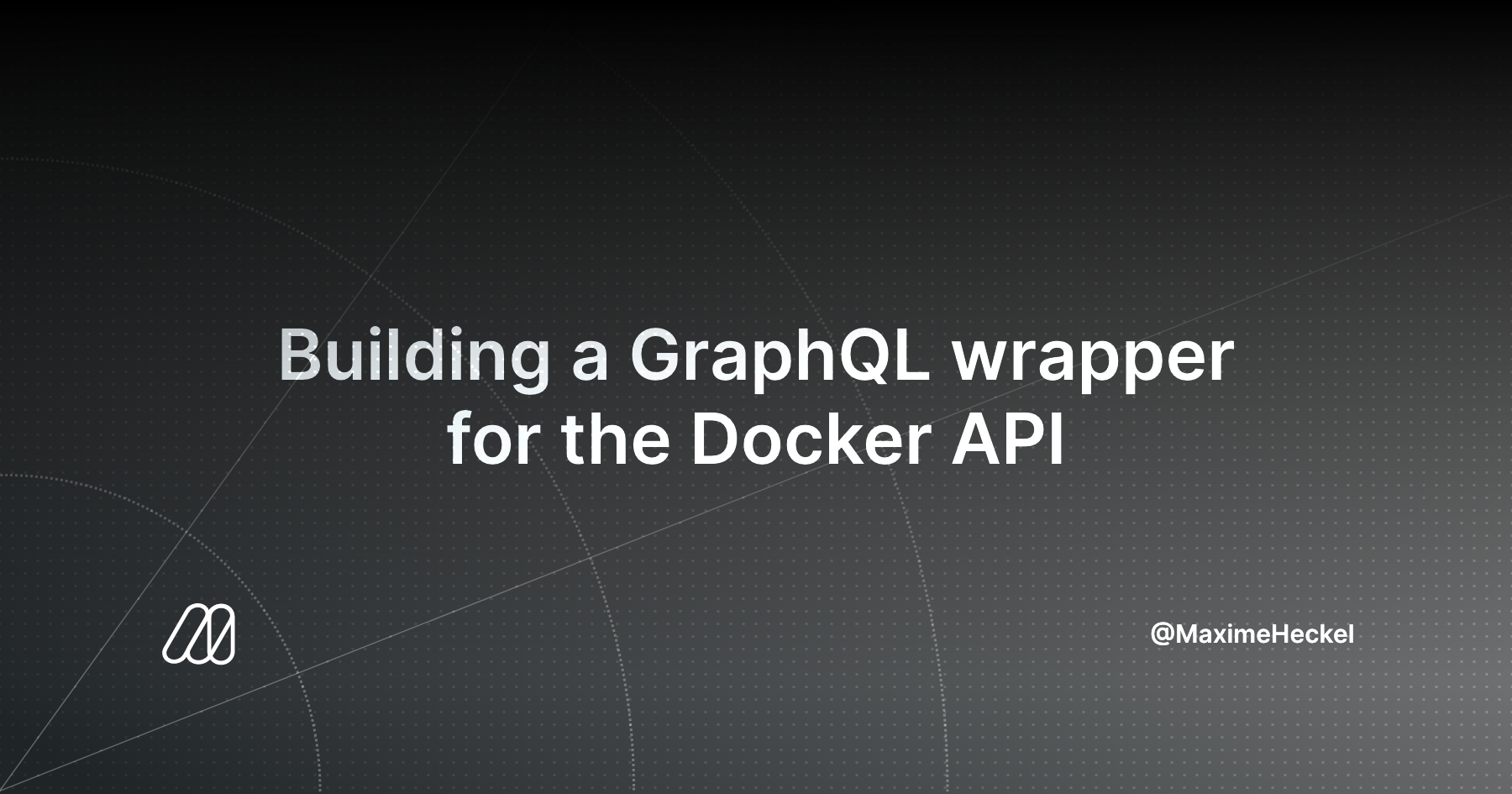 Building a GraphQL wrapper for the Docker API - Masahiro's Blog